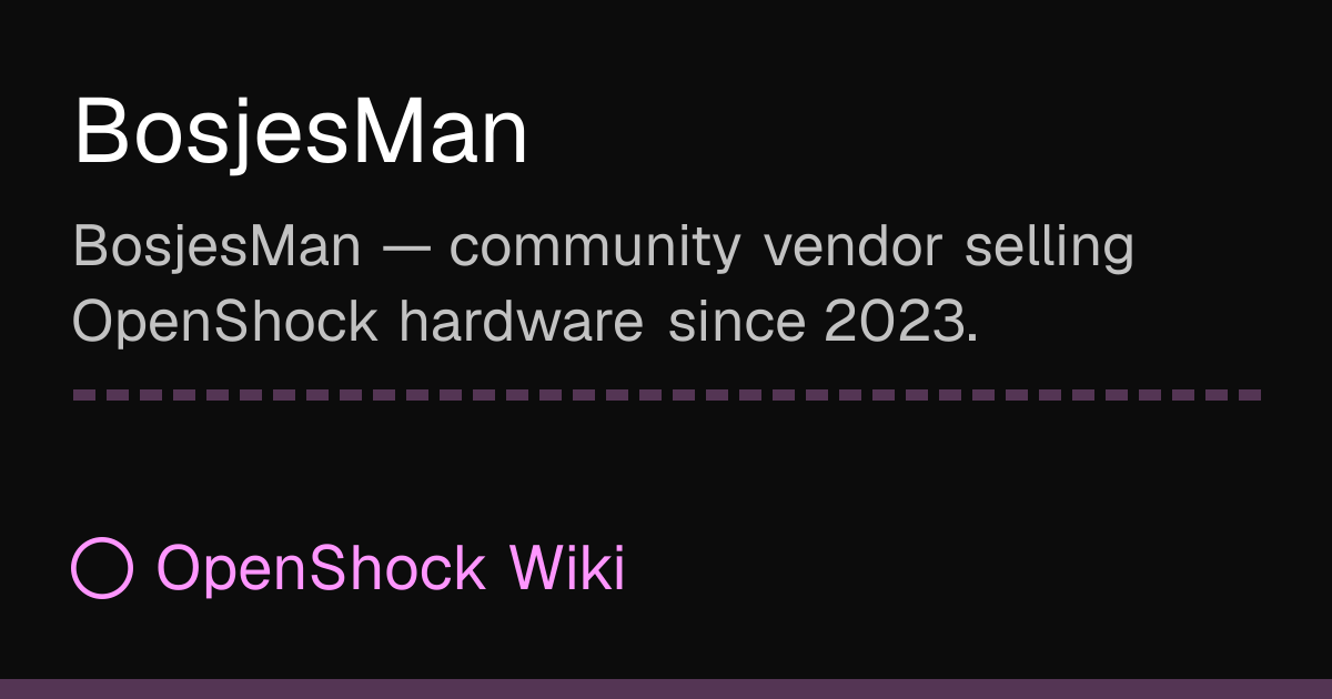 BosjesMan